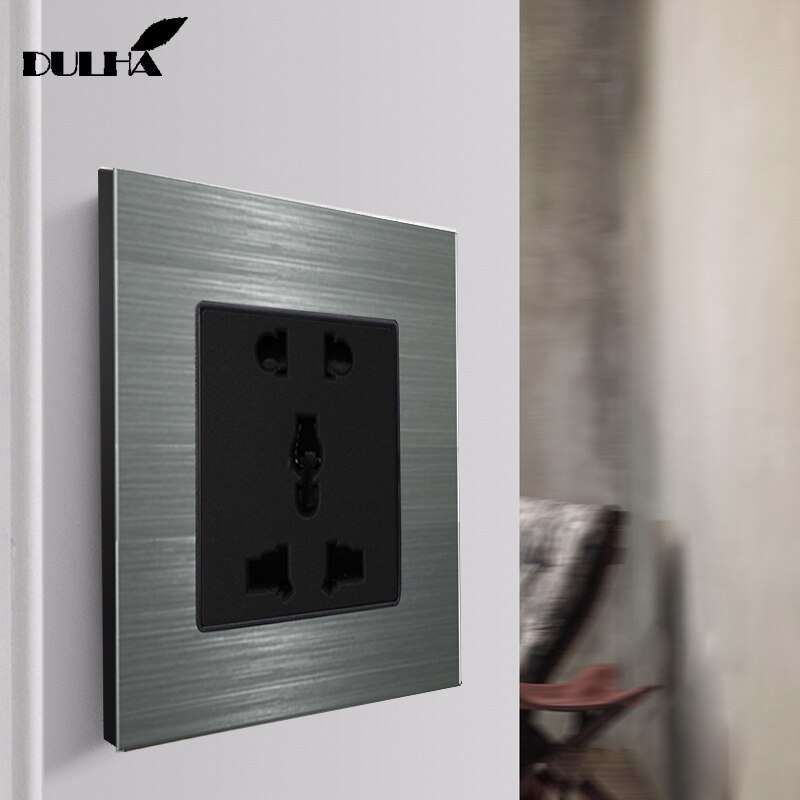 EU UK US Universal 5-Pins/hole Wall Socket, Multif... – Grandado