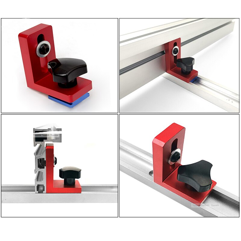Miter Track Stop for T-Slot T-Track Brackets Chute... – Vicedeal
