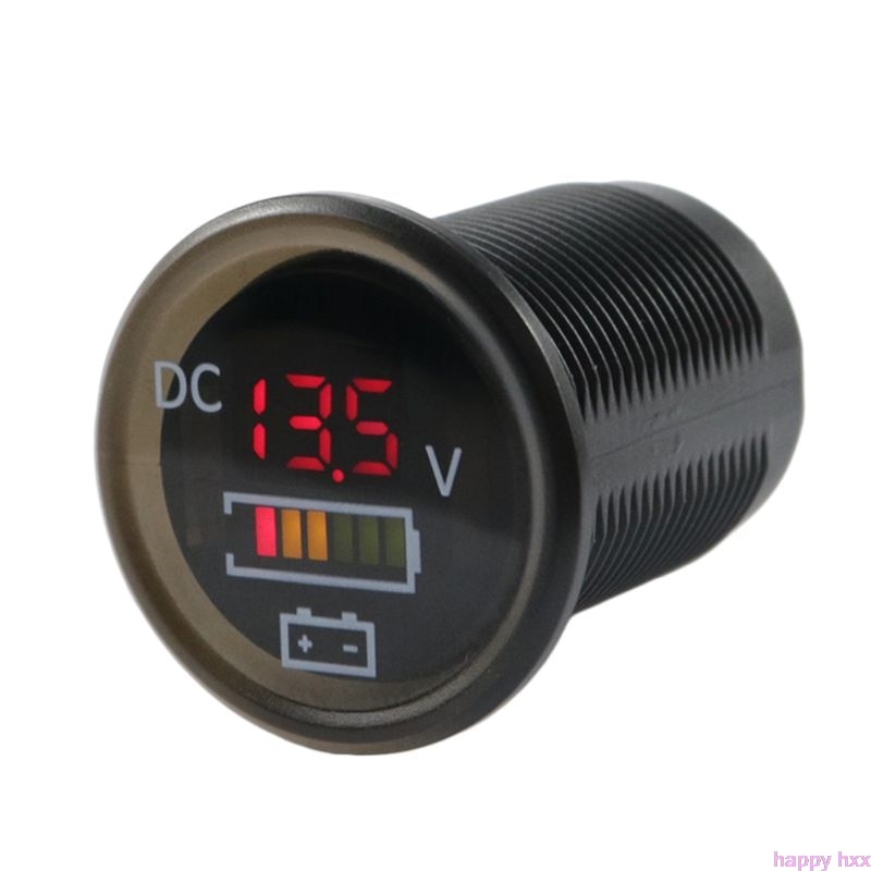 DC 12V/24V Car Boat Voltmeter Battery Monitor IP67... – Vicedeal