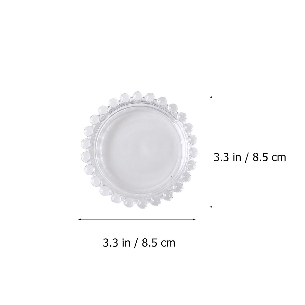 1Pc Daisy Pattern Glass Dish Glass Steak Pan Plate... – Vicedeal