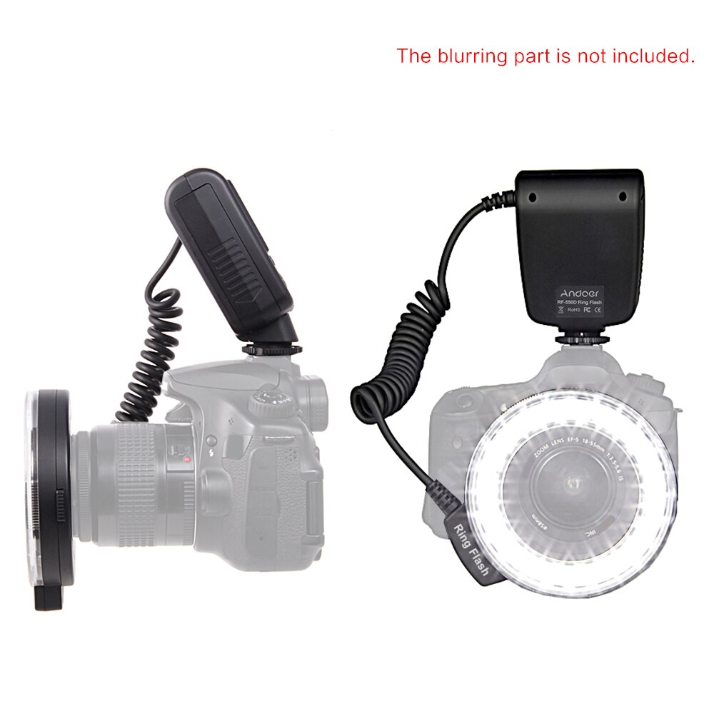 Andoer RF-550D Macro 48 LEDs Ring Flash Light Mini... – Grandado