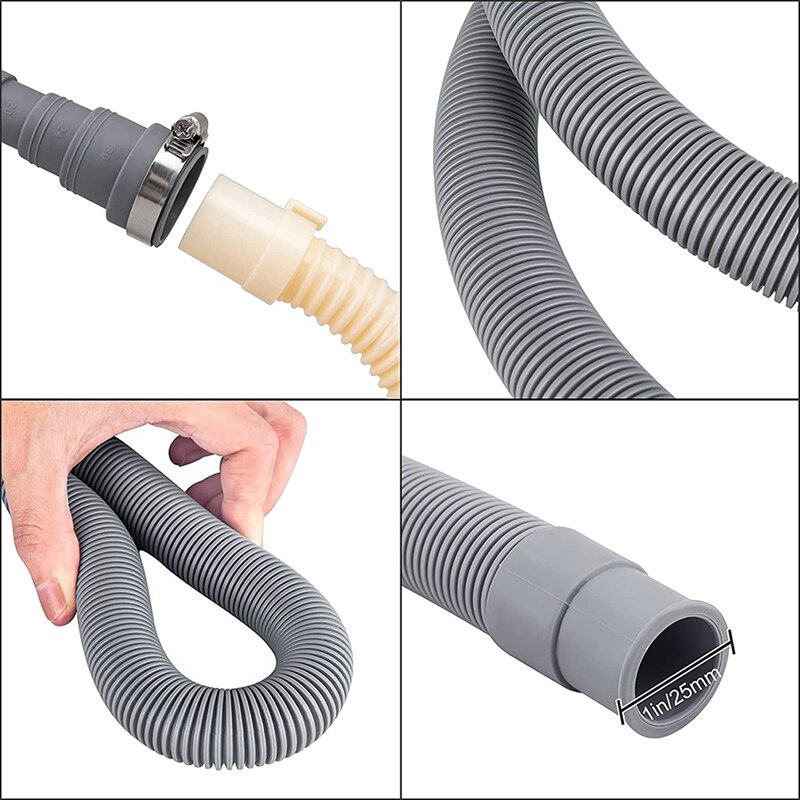 Drain Hose Extension Set Universal Washing Machine... – Vicedeal