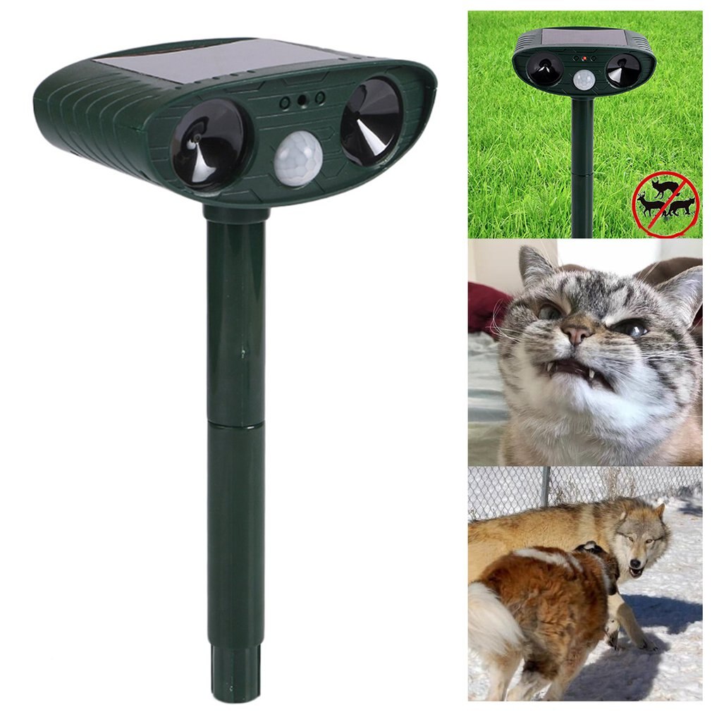 Solar Powered Motion Activated Animal Ultrasonic C... – Grandado
