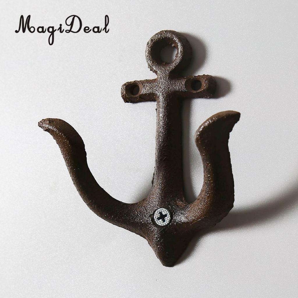 MagiDeal Metal Anchor Hooks Wall Door Mounted Clot... – Vicedeal