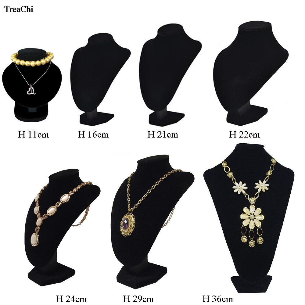 Black Ketting Sieraden Display Choker Rack Fluwele... – Grandado