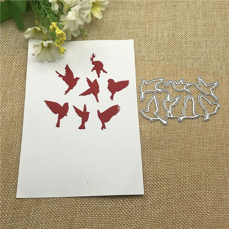 Birds A flock of Sky Birds Decoration Metal Cuttin... – Vicedeal