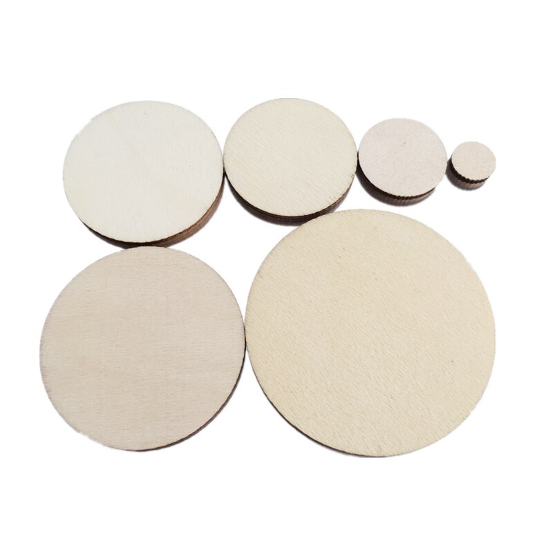 10-80mm Wood Rounds Dicss Crafts Natural Pine Roun... – Vicedeal