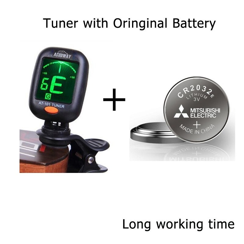 Acouway Guitar Tuner Clip-On Chromatic tuner 360 d... – Grandado