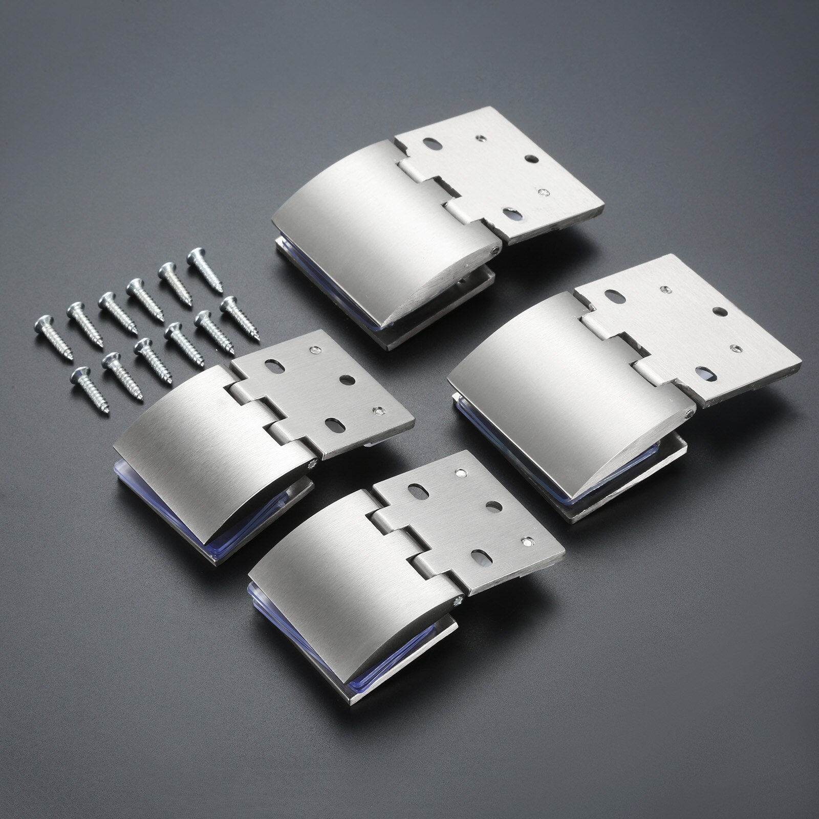 2pcs/kit Glass Door Hinge Curved Surface Clip Unil... – Vicedeal