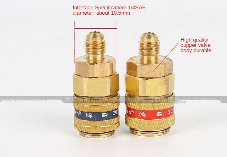 Freon R134A H/L Auto Car Quick Coupler Connector B... – Vicedeal