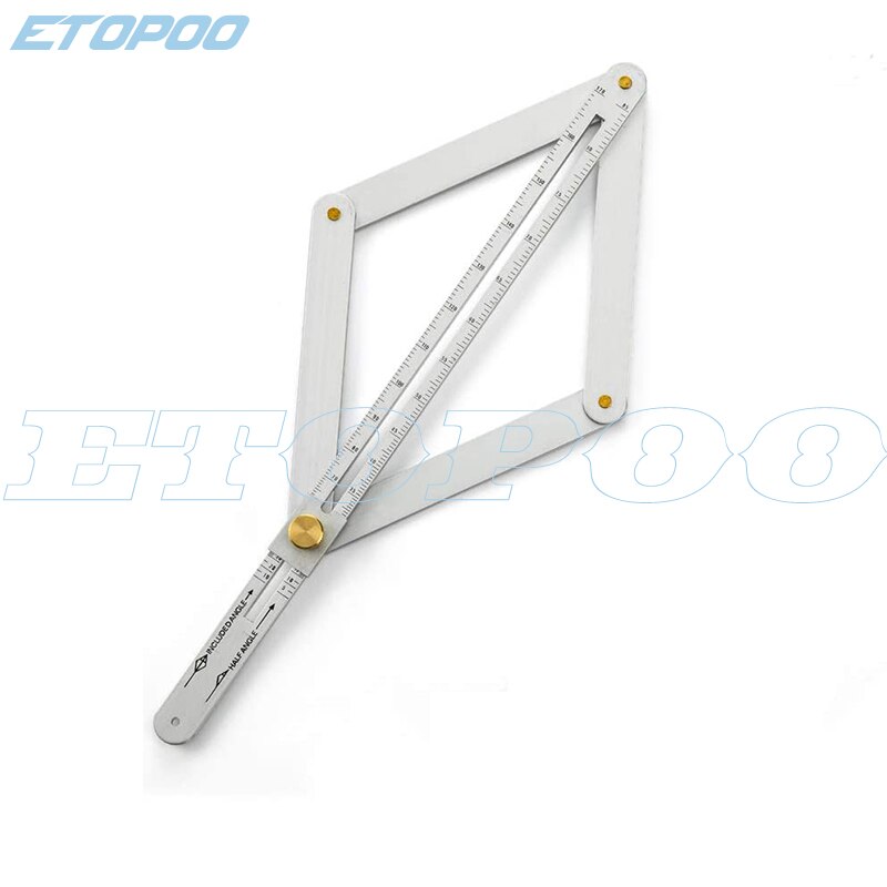 Aluminum Alloy Bevel&Corner Protractor Corner Angl... – Grandado