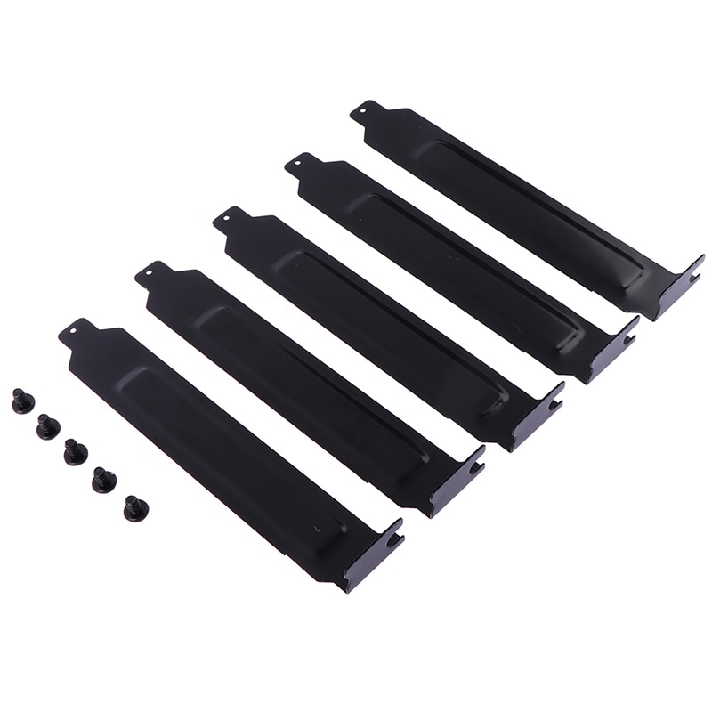 5pcs/lot Black Hard Steel PCI Slot Covers Bracket ... – Grandado