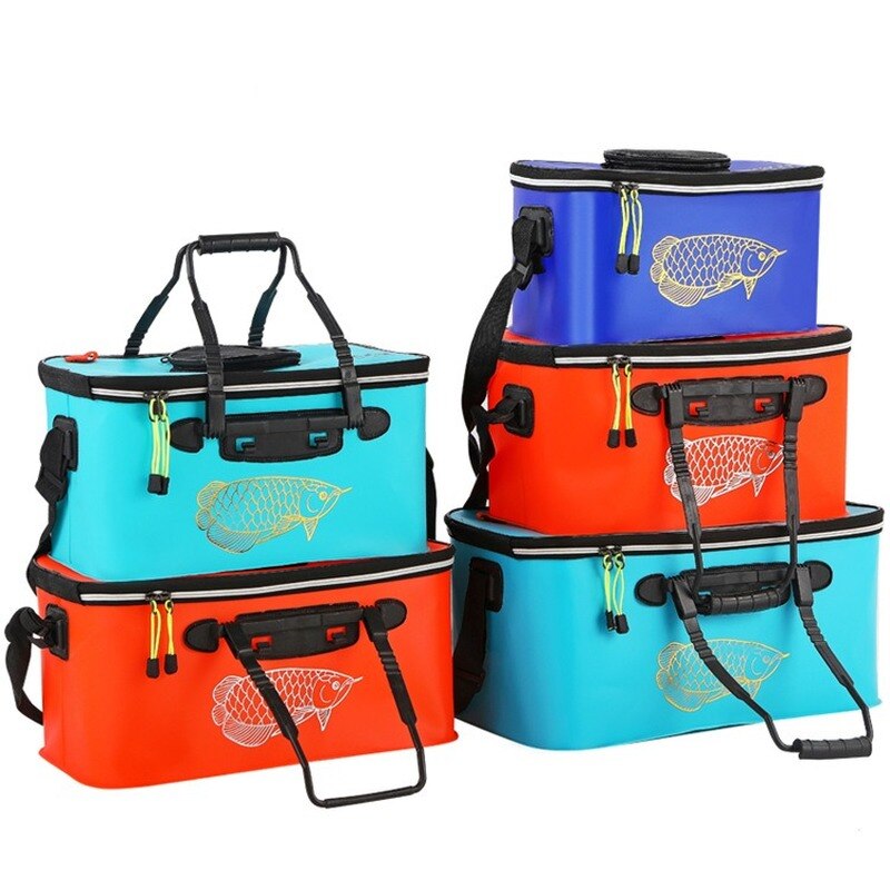 30/40/50cm Fishing bucket EVA folding live fish bu... – Vicedeal