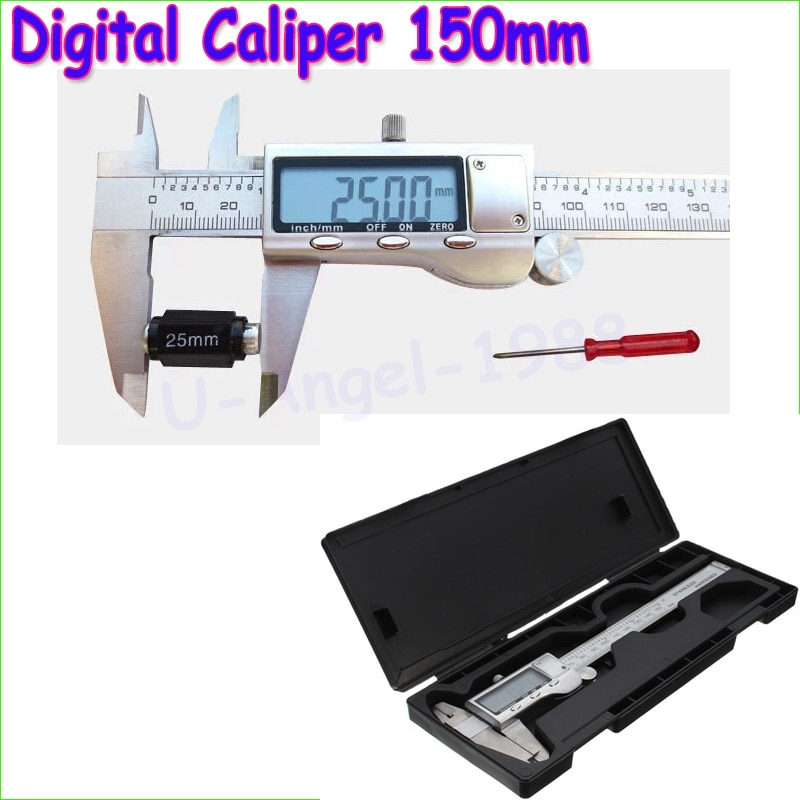 1pcs Digital Calipers 150mm Steel Inch Electronic ... – Vicedeal