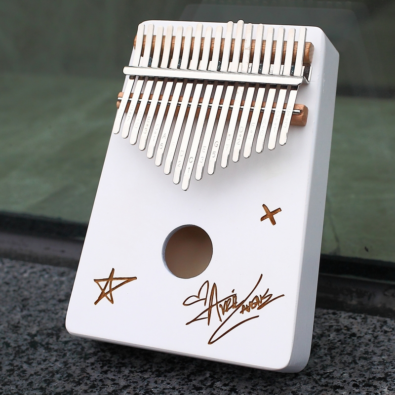 KERUS Instrumen white Kalimba 17 Keys mahogany Woo... – Grandado