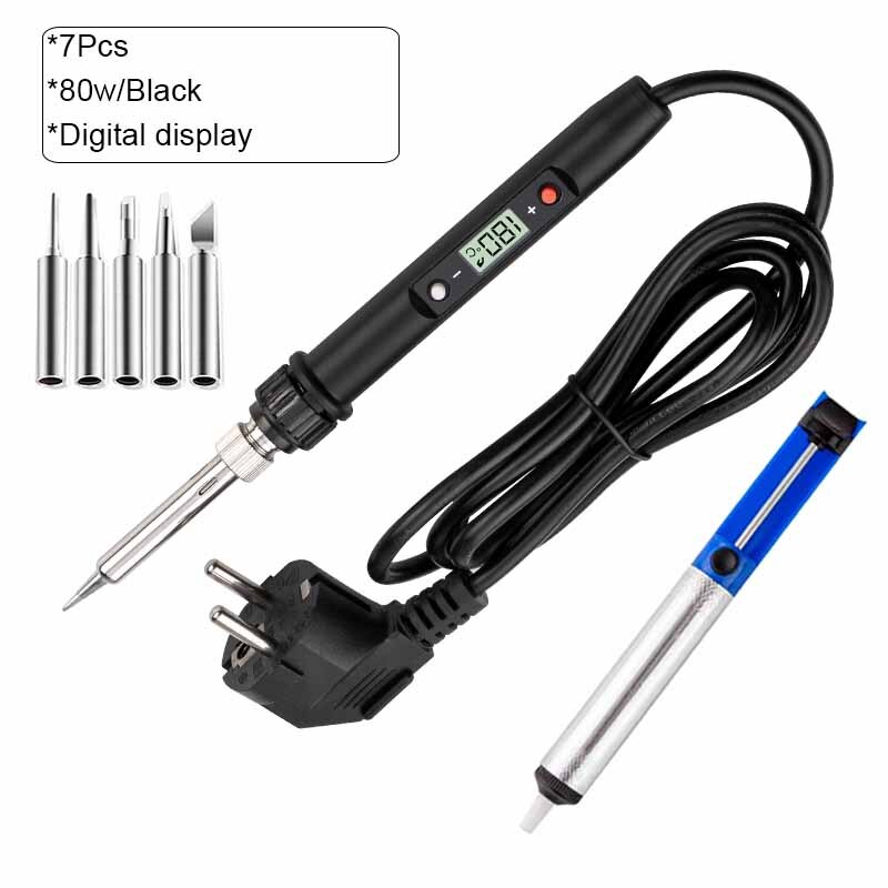 80W fer à souder électrique température réglable 2... – Grandado