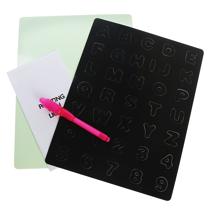 Magic English Alphabet Drawing Board Set with Nigh... – Grandado