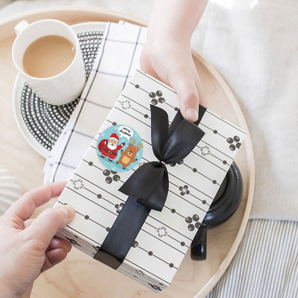 25 # Kerstcadeau Tags Aanwezig Stickers Cadeau Lab... – Grandado