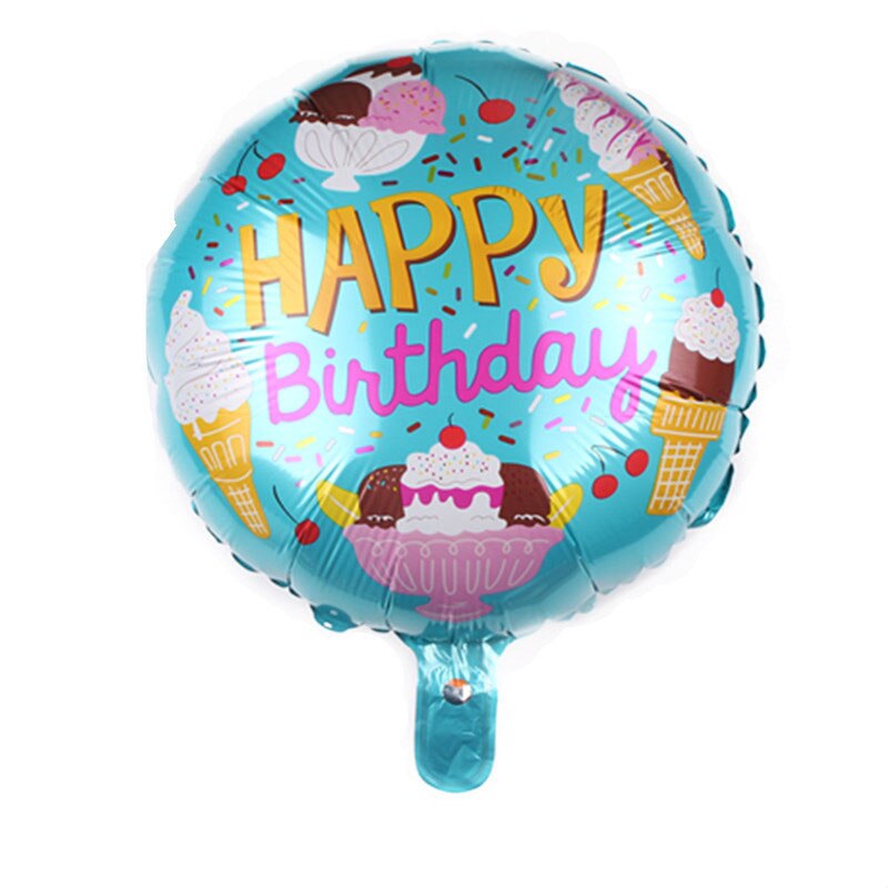 18 Pulgadas 1 Piezas Feliz Cumpleaños Globos De Pa Grandado