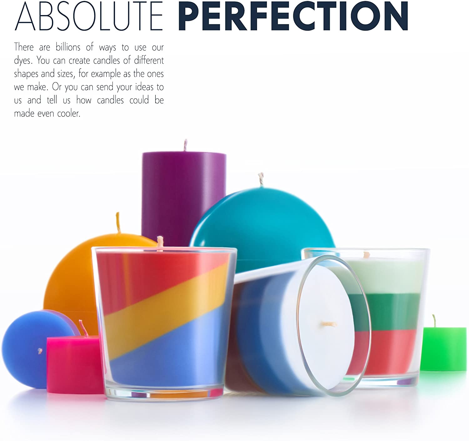 24colors Candle Dyes Wax Dyes for Candle Making Co... – Vicedeal