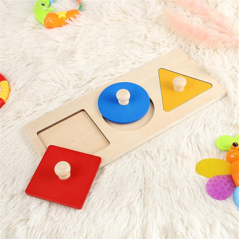 Geometry Puzzle Set Colorful Kids Traning Puzzles ... – Grandado