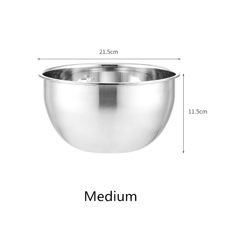 Food Grade Stainless Steel Bowl Fruit Salad Mixing... – Grandado