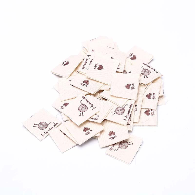 50Pcs Wasbare Katoenen Kleding Labels Katoen Tape ... – Vicedeal