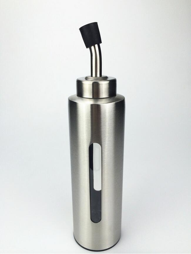 High-grade stainless steel transparent circular oi... – Grandado
