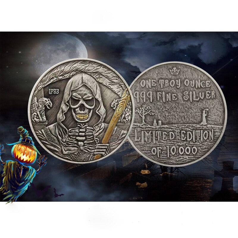 Non-Magnetic Halloween Soul Reaper Skull Wizard Sk... – Vicedeal