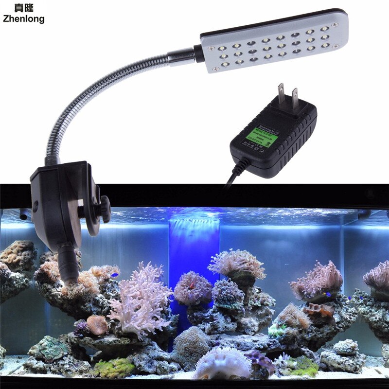 ZhenLong 9 CM 24LED Vis Aquarium LED Lamp Light Li... – Grandado