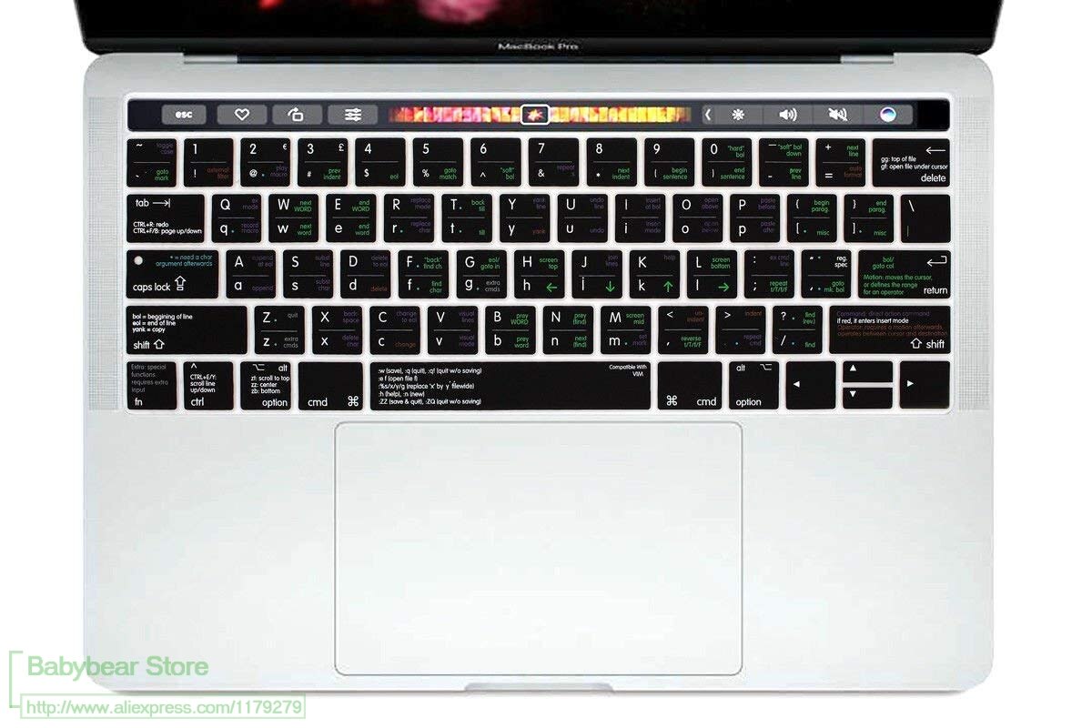 VIM/VI key Functional Shortcut Silicone Keyboard C... – Grandado