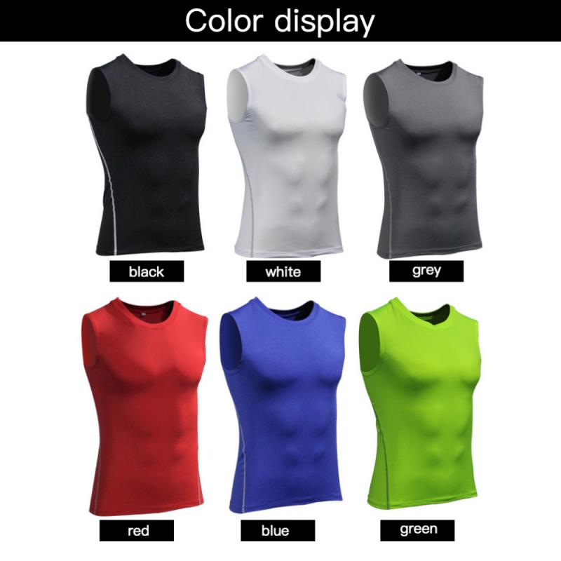 Spandex Men Running T Shirt Quick Dry Fitness Shir... – Grandado