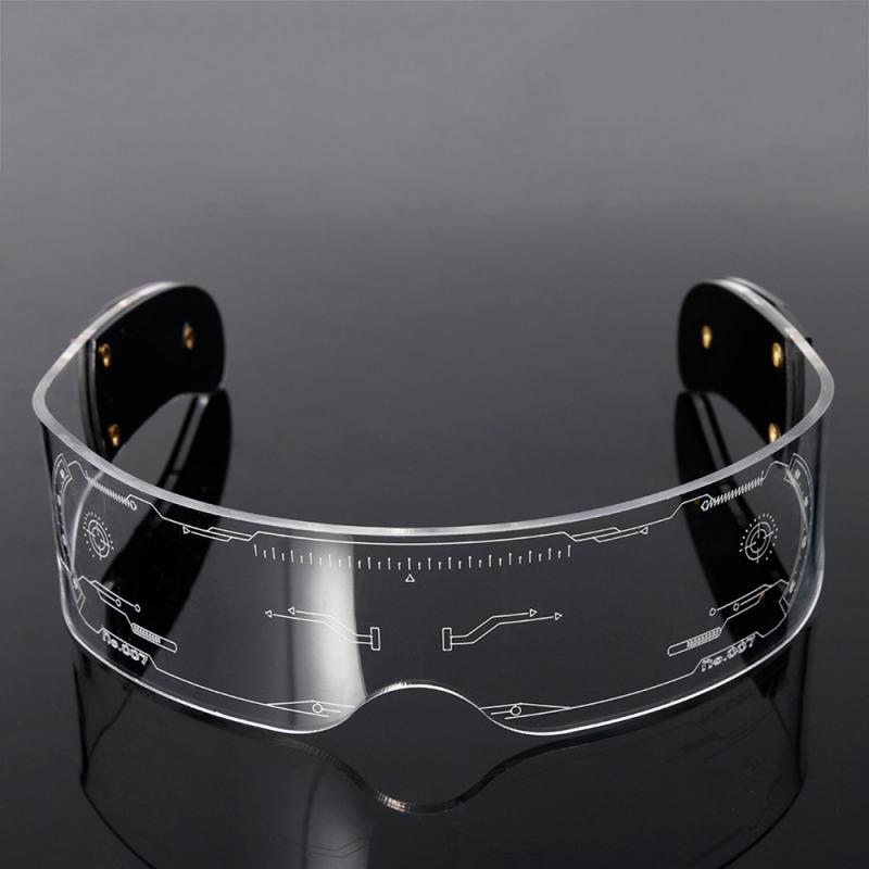 Colorful EL Luminous Glasses Led Light Up Visor Ey... – Grandado