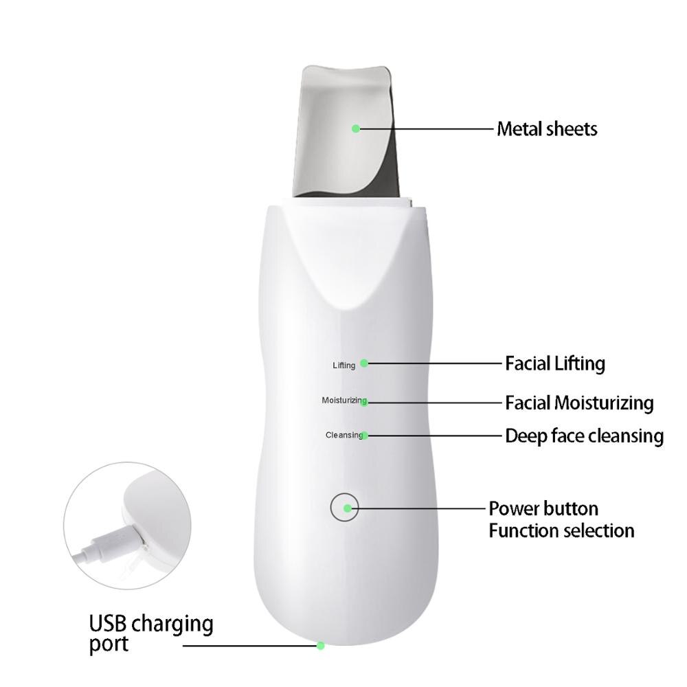 Ultrasonic Skin Facial Deep Cleansing Scrubber Fac... – Grandado