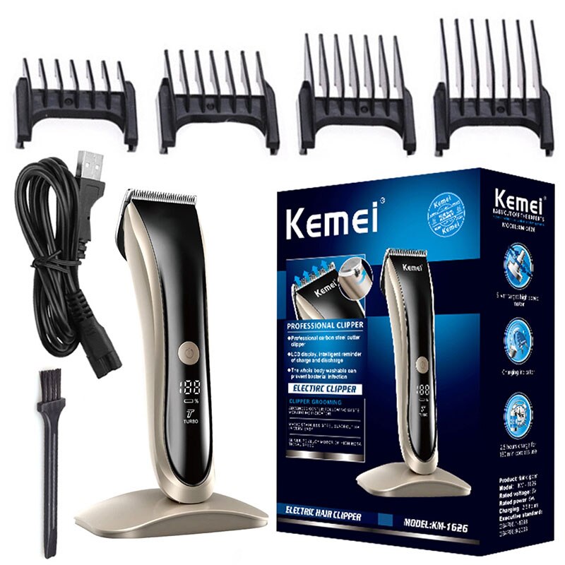 Original powerful two speed pro hair clipper LCD d... – Grandado