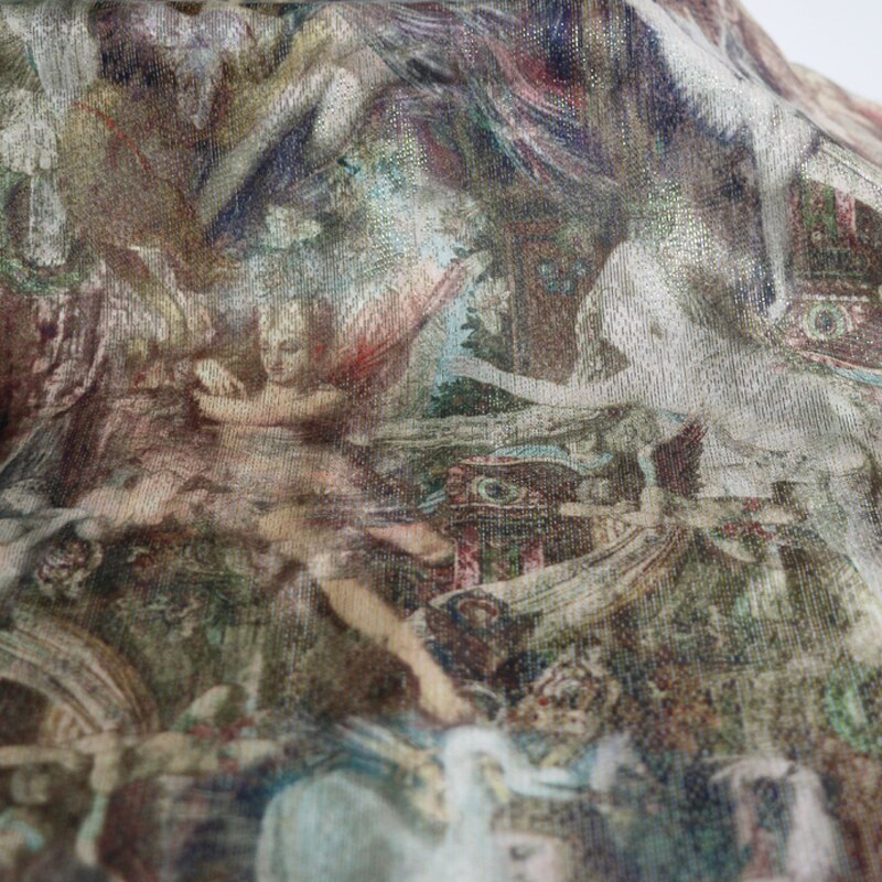 100cm*140cm Gold Silver Brocade Silk Fabric Art Ma... – Vicedeal