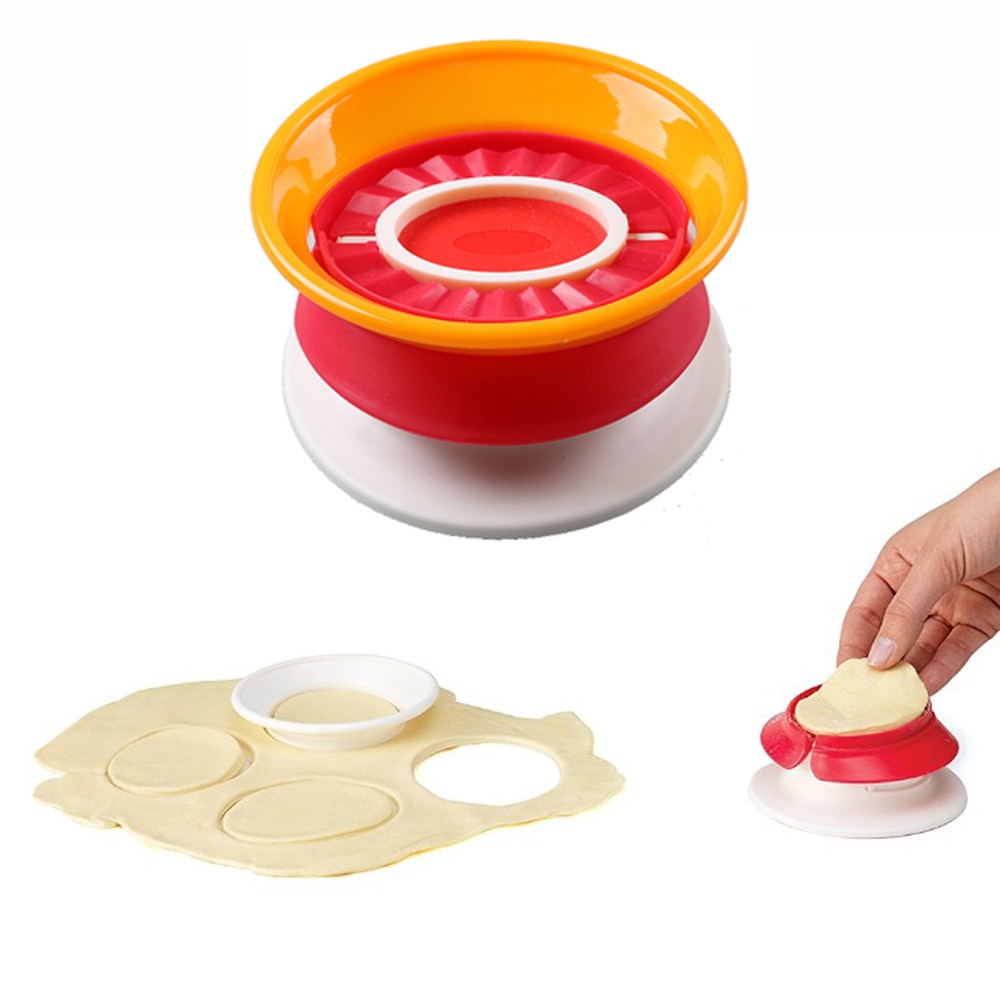 Diy Dumplings Maker Tool Plastic Ronde Mallen Pie ... – Grandado