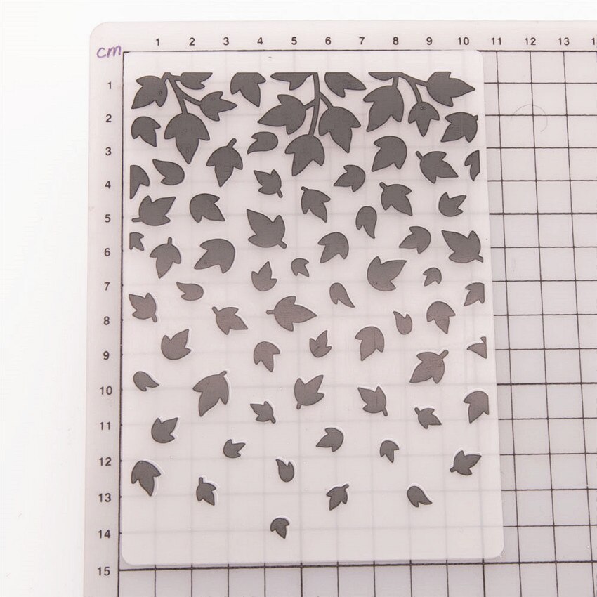 10.5*14.8CM plastic Maple leaf template craft card... – Grandado