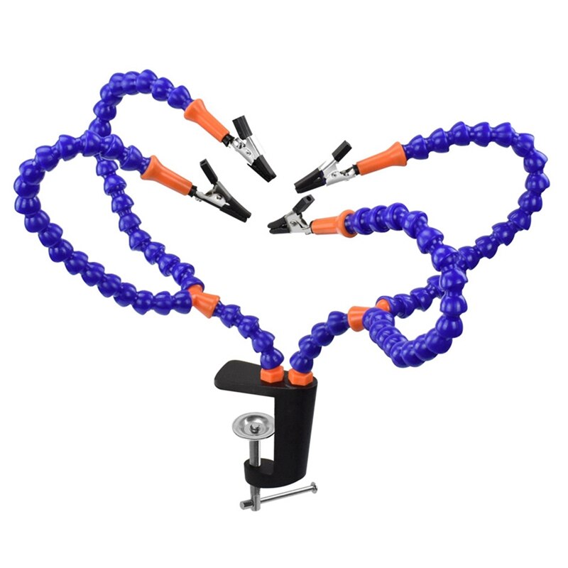 4 Pcs Flexible Arm Helping Hands Third Hand Solder... – Grandado