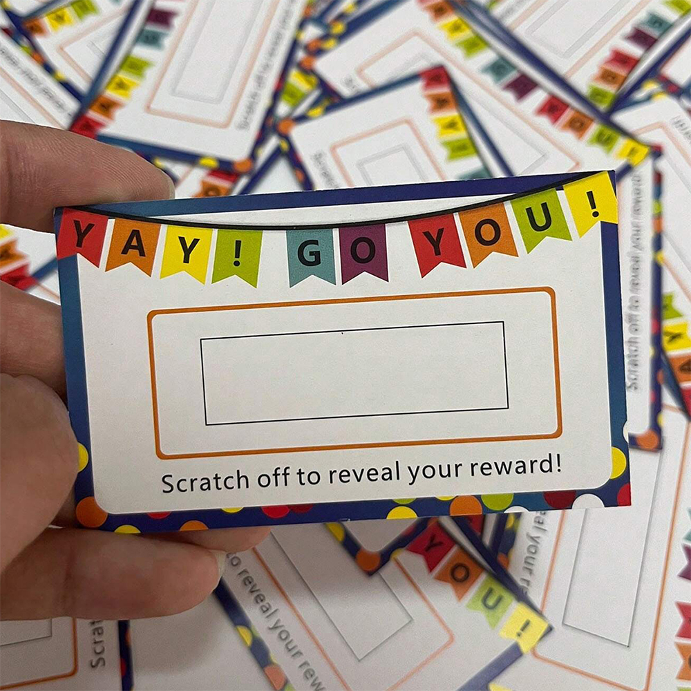 50Pcs Scratch-Off Cards Game Prizes for Classroom ... – Grandado