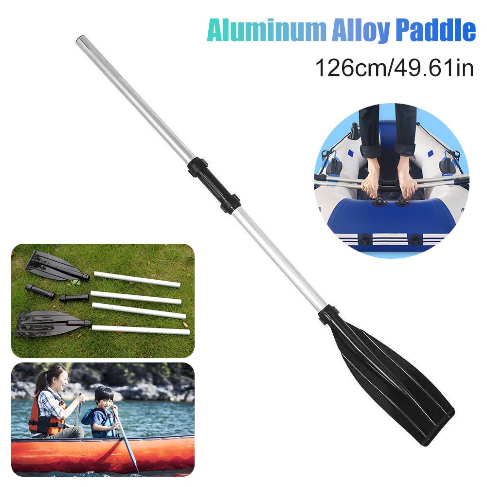 2Pcs Aluminium Boat Paddles 126cm Detachable Quick... – Grandado