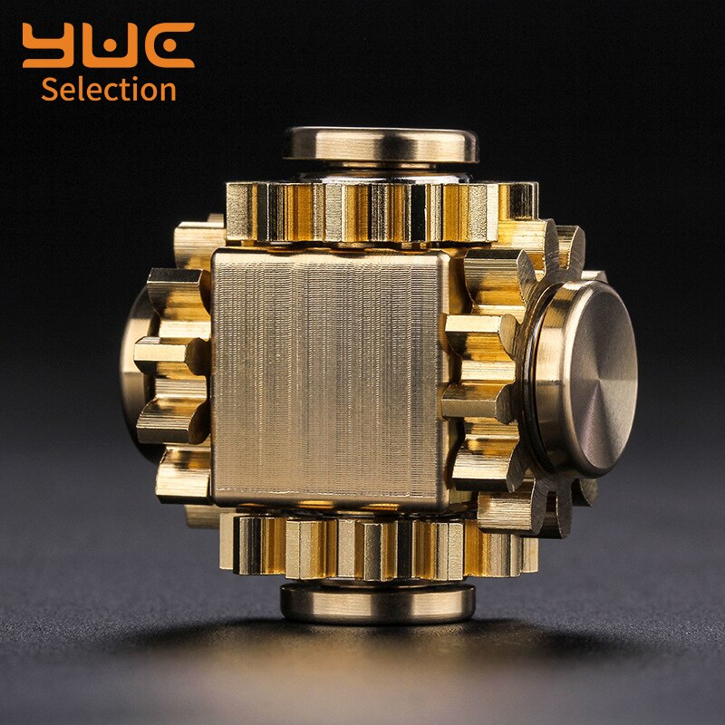 YUC Brass Gear Spinner Removable Hand Spinner Copp... – Grandado