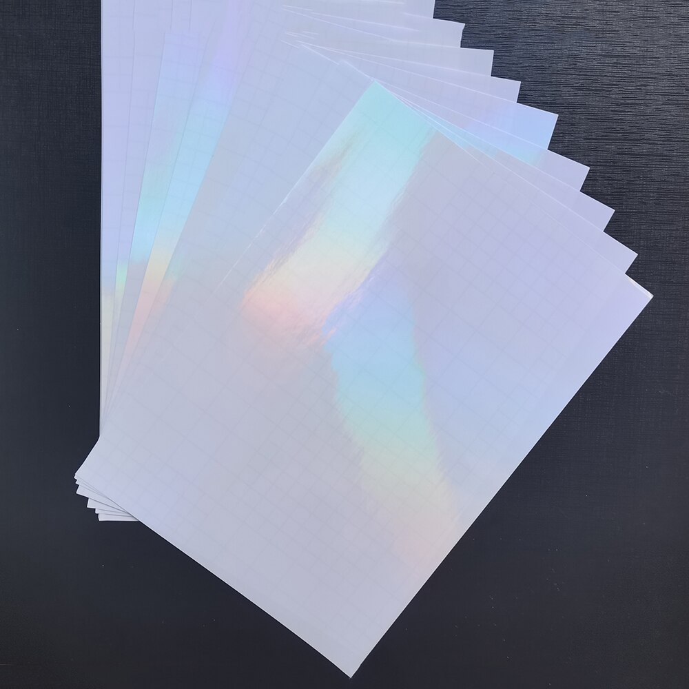 50 Sheets 210 x 297 MM Transprent Foil Adhesive Ta... – Grandado