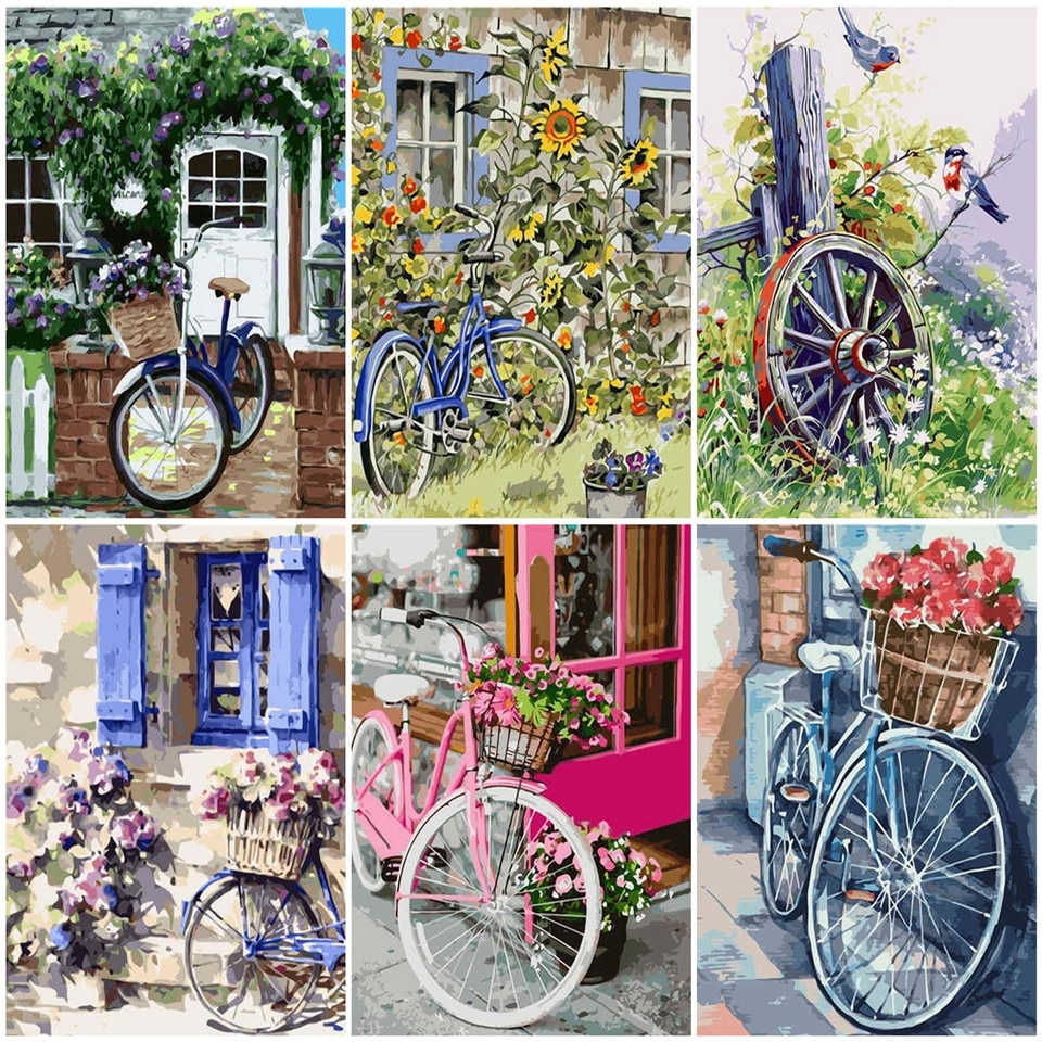 AZQSD Adult Paint By Numbers Flowers DIY Drawing O... – Grandado