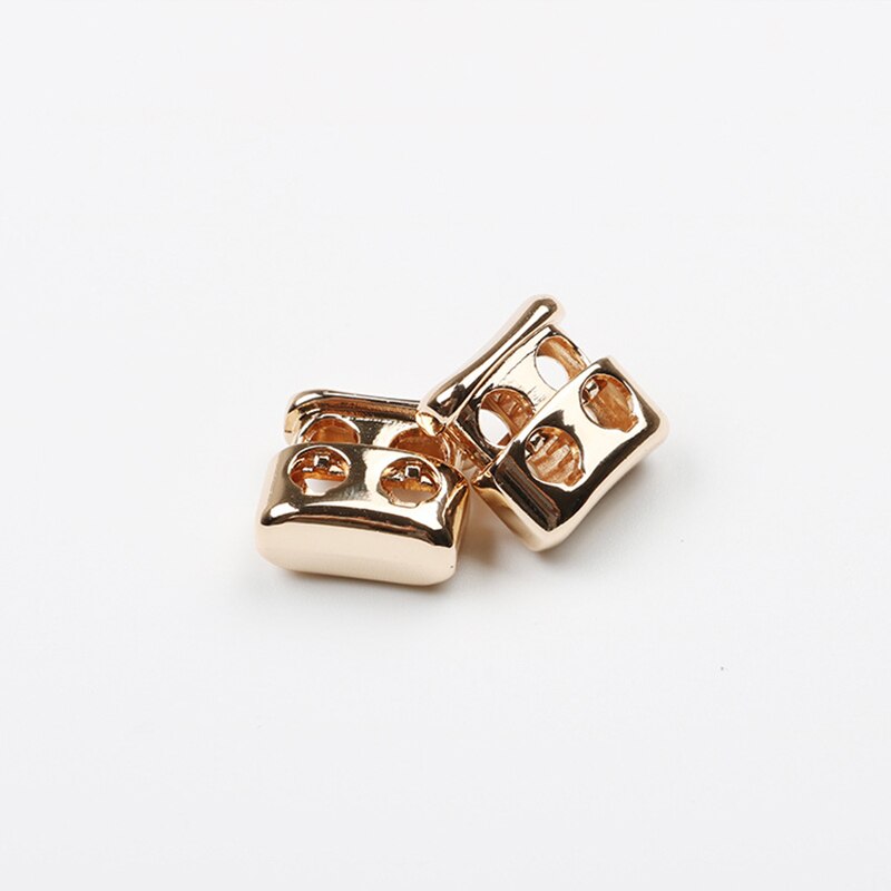 Alloy Cuboid 2 Holes Press Locker Cord Stopper Rop... – Grandado