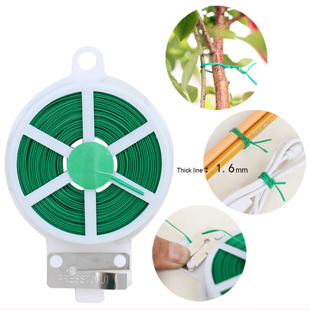 20m 30m 50m Garden Plant Ties with Cutter Plastic ... – Grandado