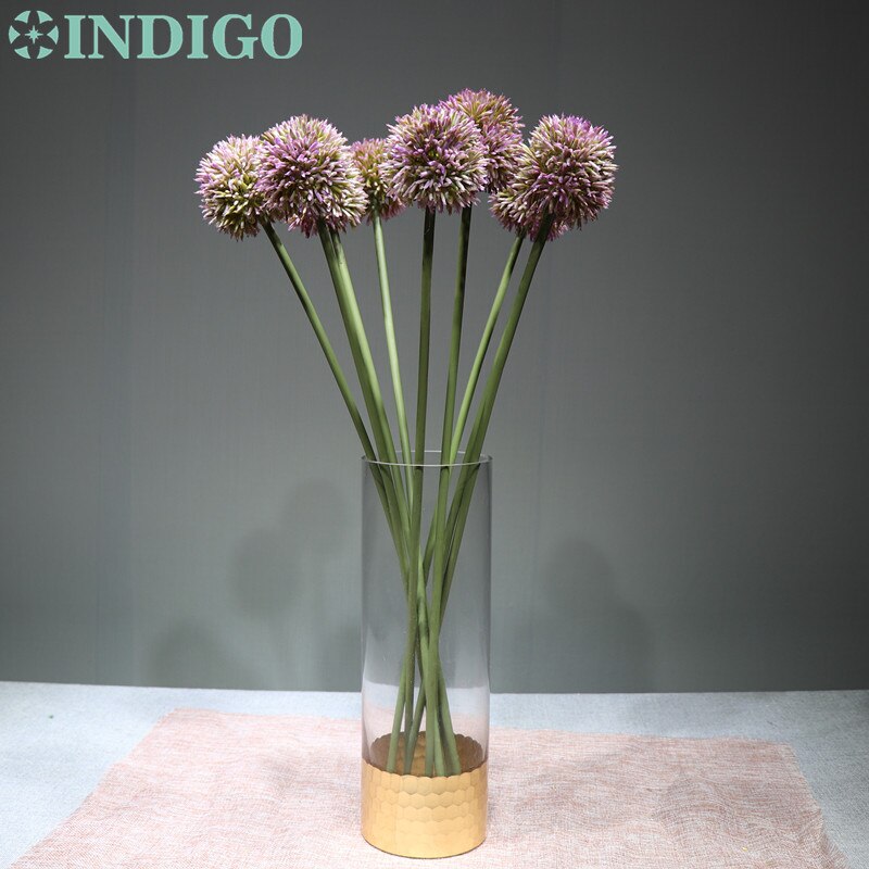 INDIGO 9pcs Purple Onion Flower Plastic Ball Form ... – Vicedeal