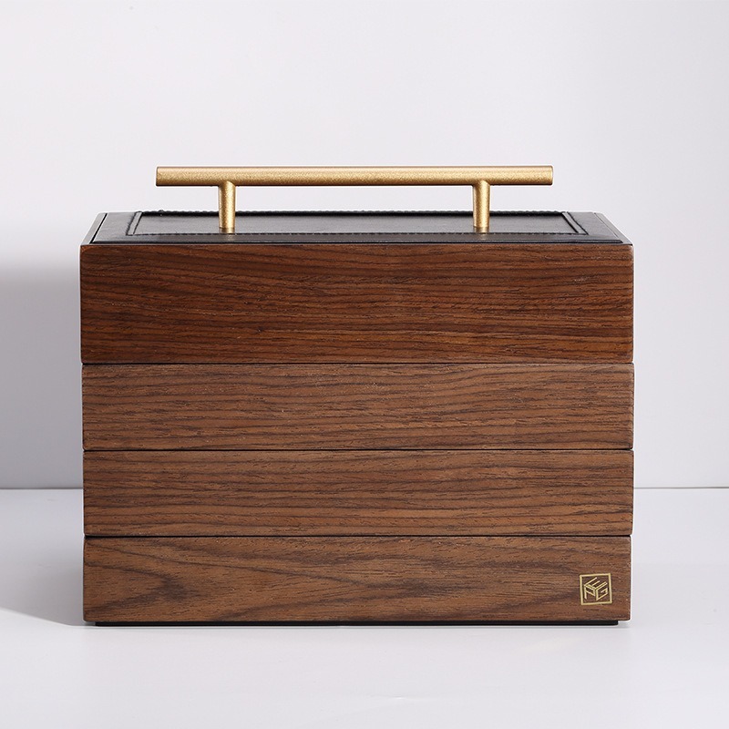 Luxe Houten Sieraden Doos Sieraden Display Kist Oo... – Vicedeal