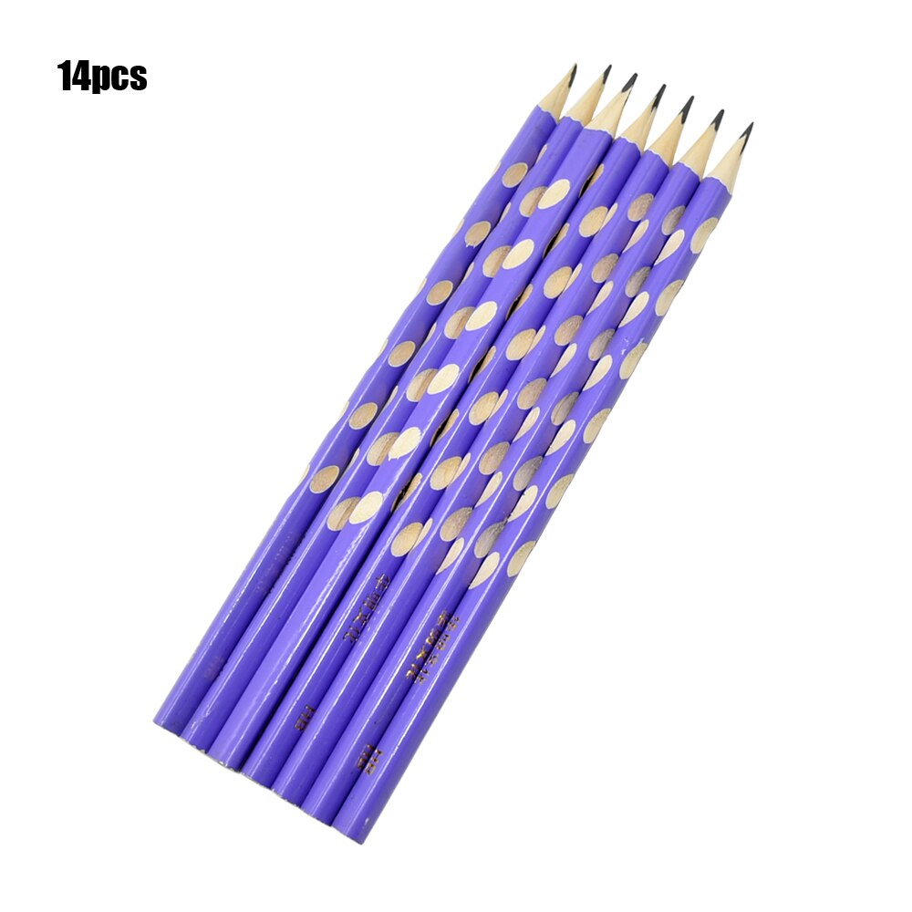 14Pcs Groove Slim Triangle Wooden Pencil Correctio... – Grandado