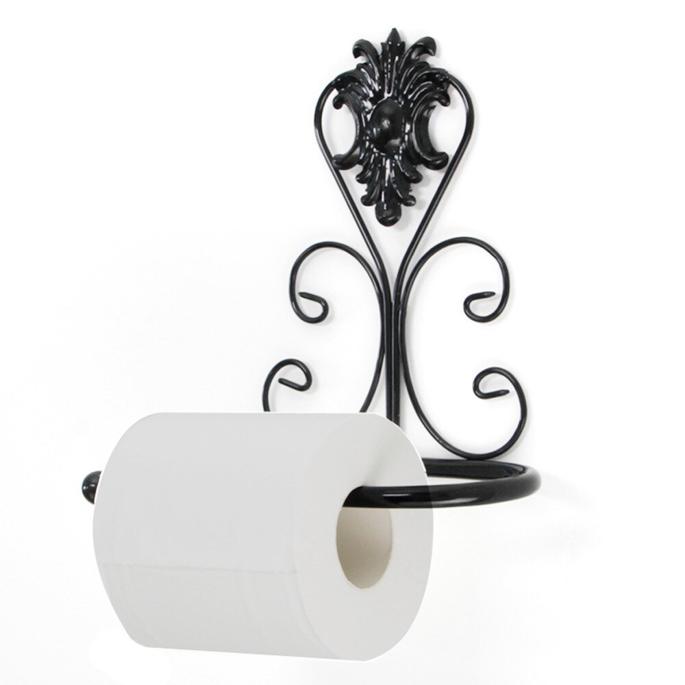 Vintage Iron Toilet Paper Towel Roll Holder Bathro... – Grandado